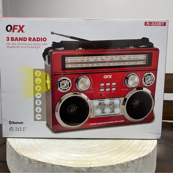 Portable Audio & Video | New In Box Qfx Radio Bluetooth Retro Am Fm Sw ...